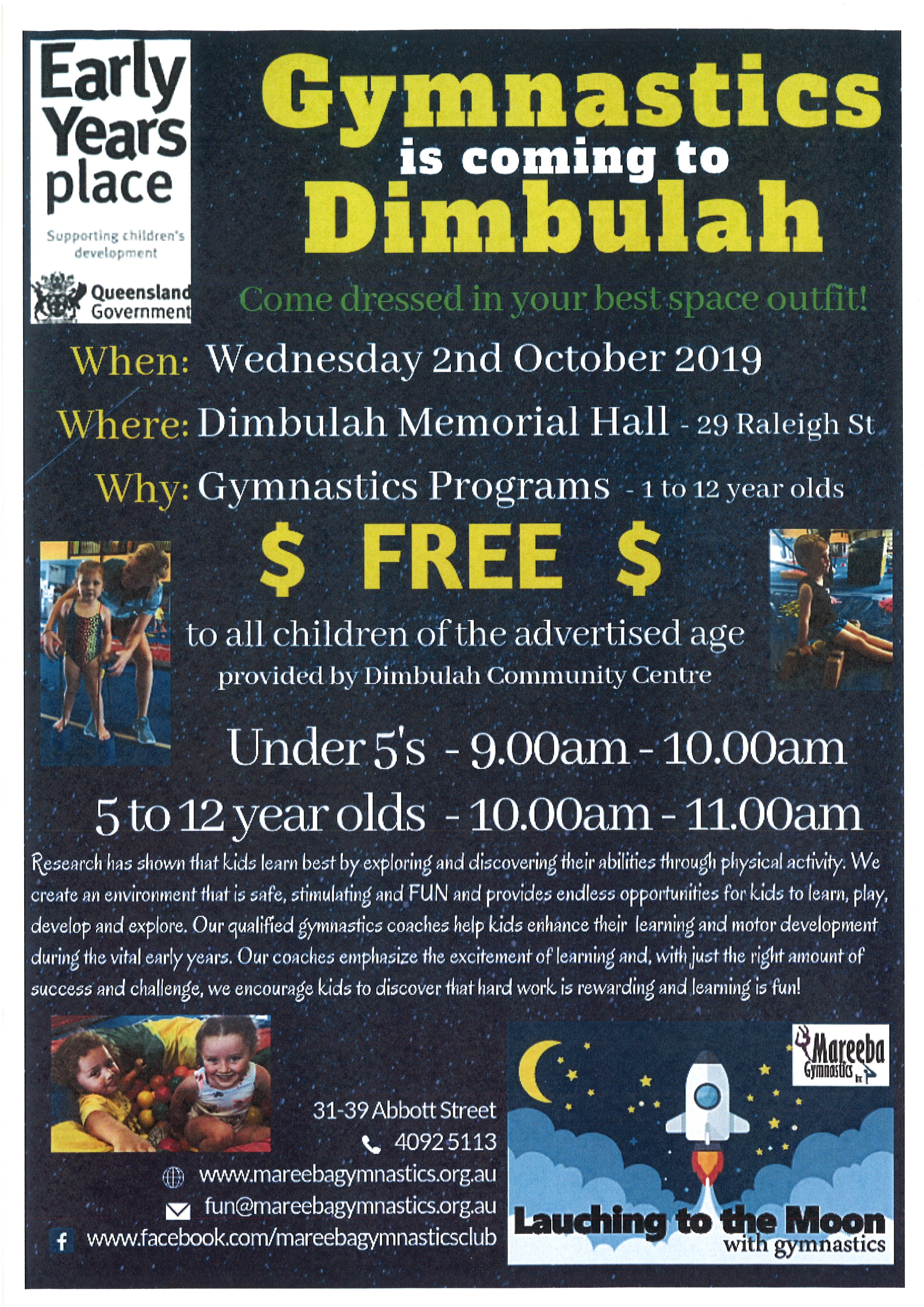 Gymnastics – Dimbulah Community Centre