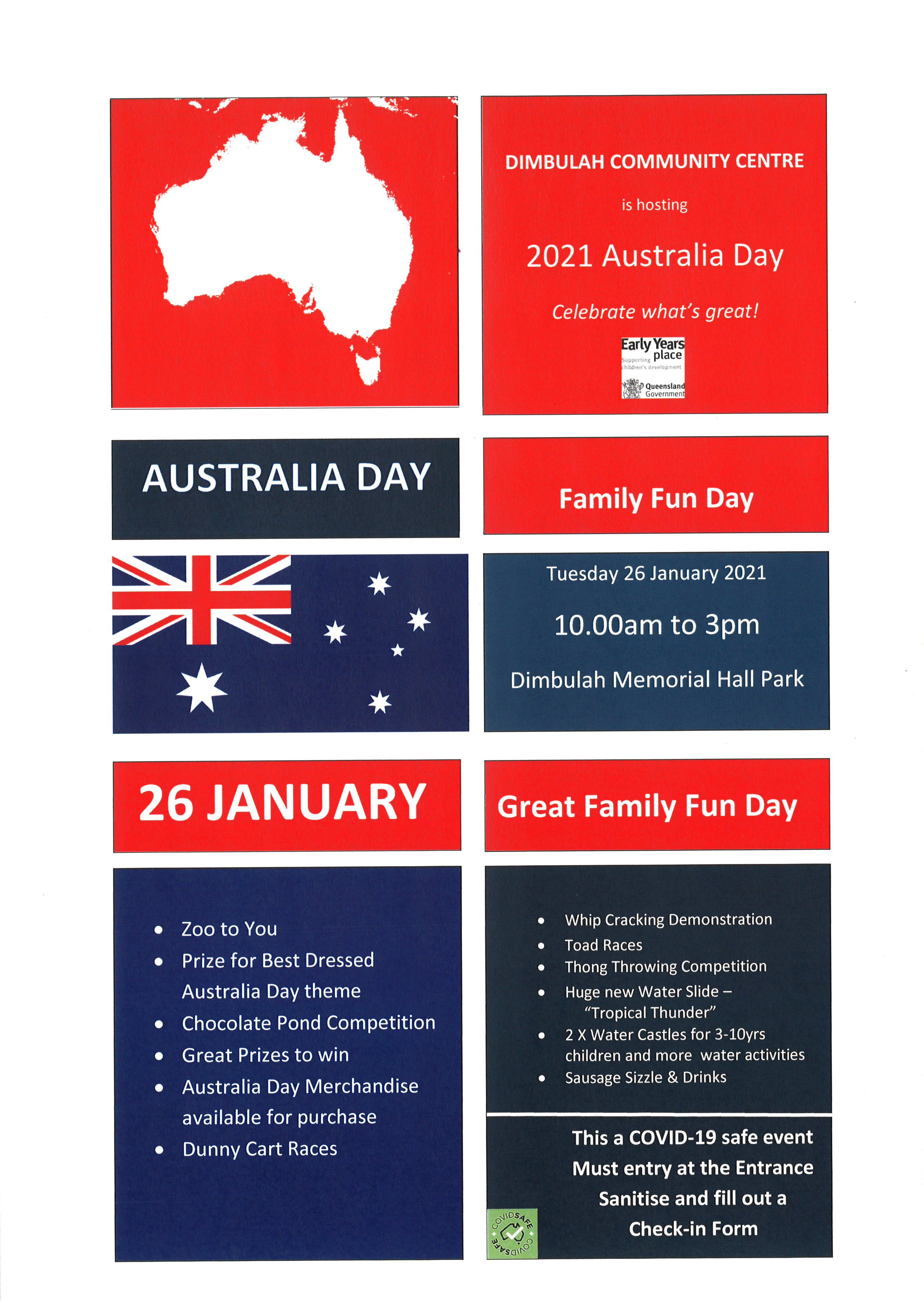 Australia Day 2021 – Dimbulah Community Centre