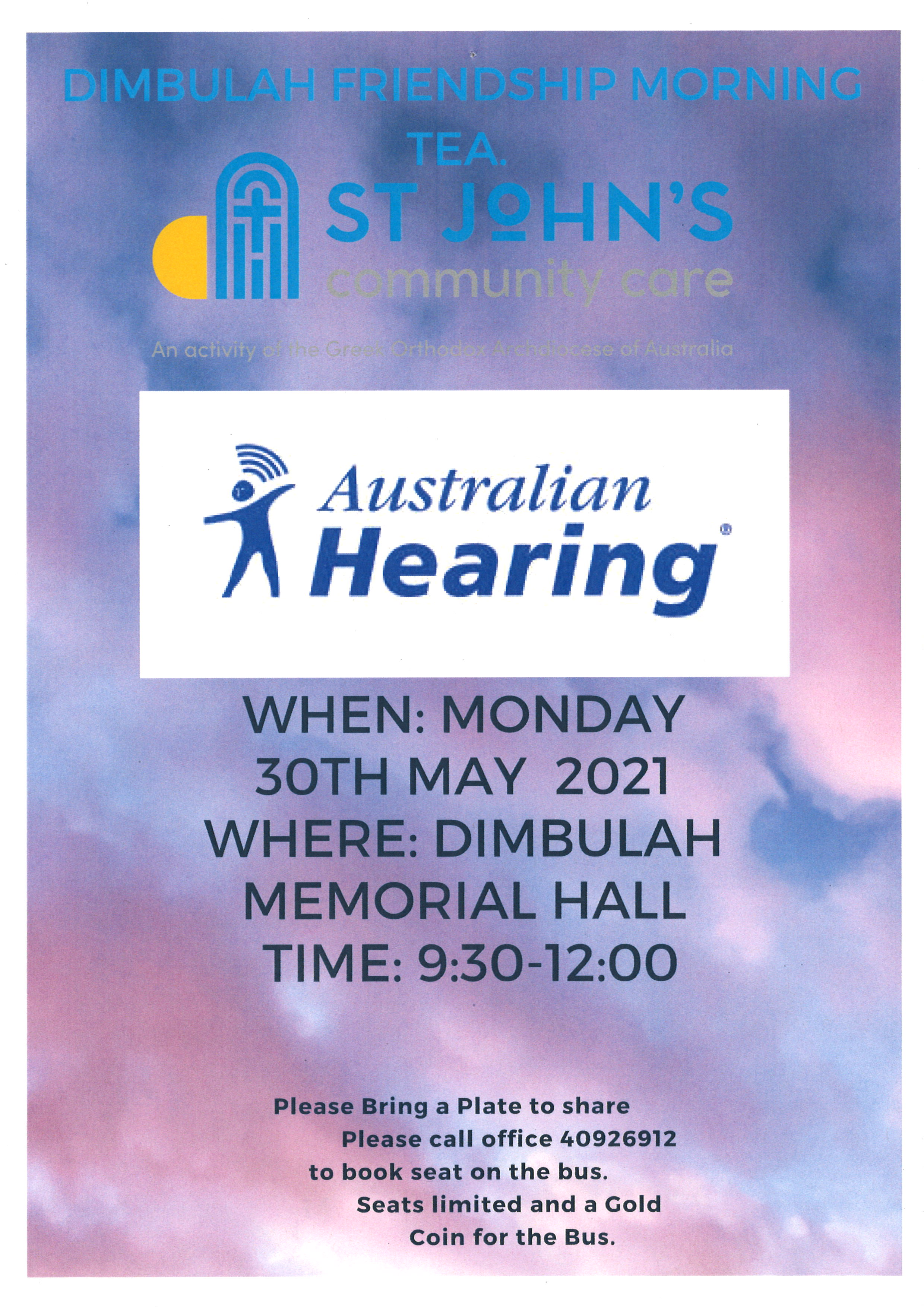 Dimbulah Friendship Morning Tea – Dimbulah Community Centre