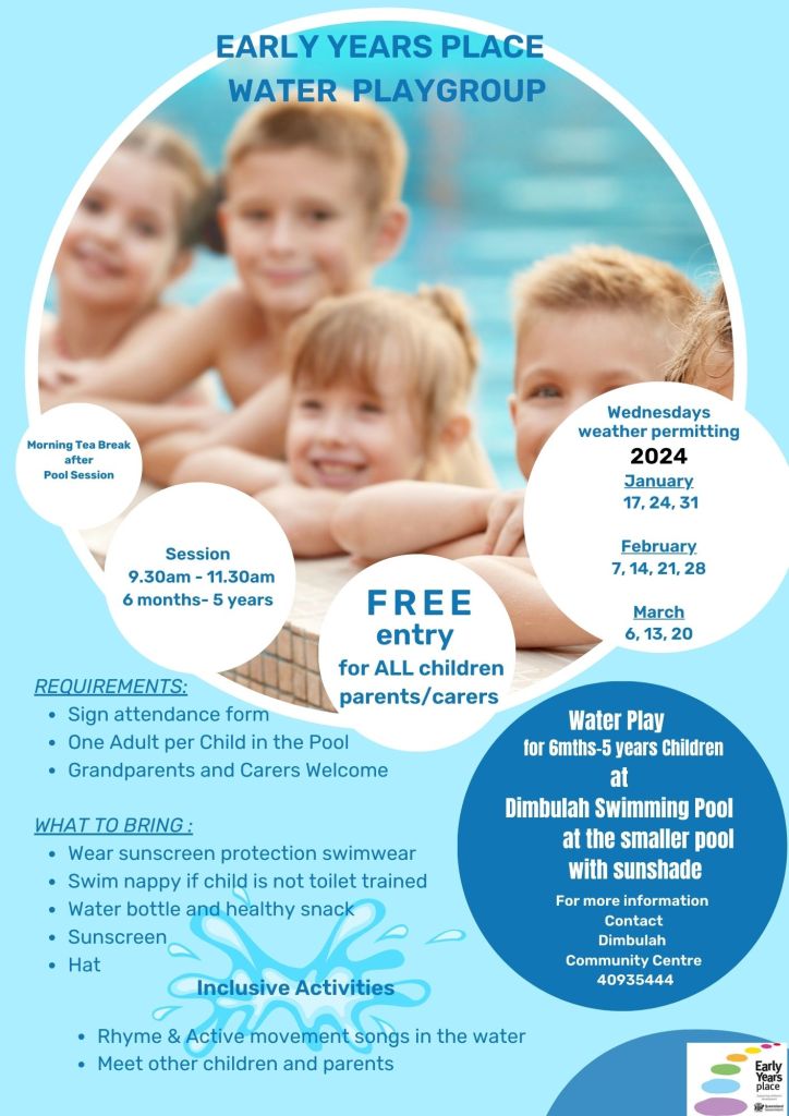 EYP Water Playgroup – Dimbulah Community Centre